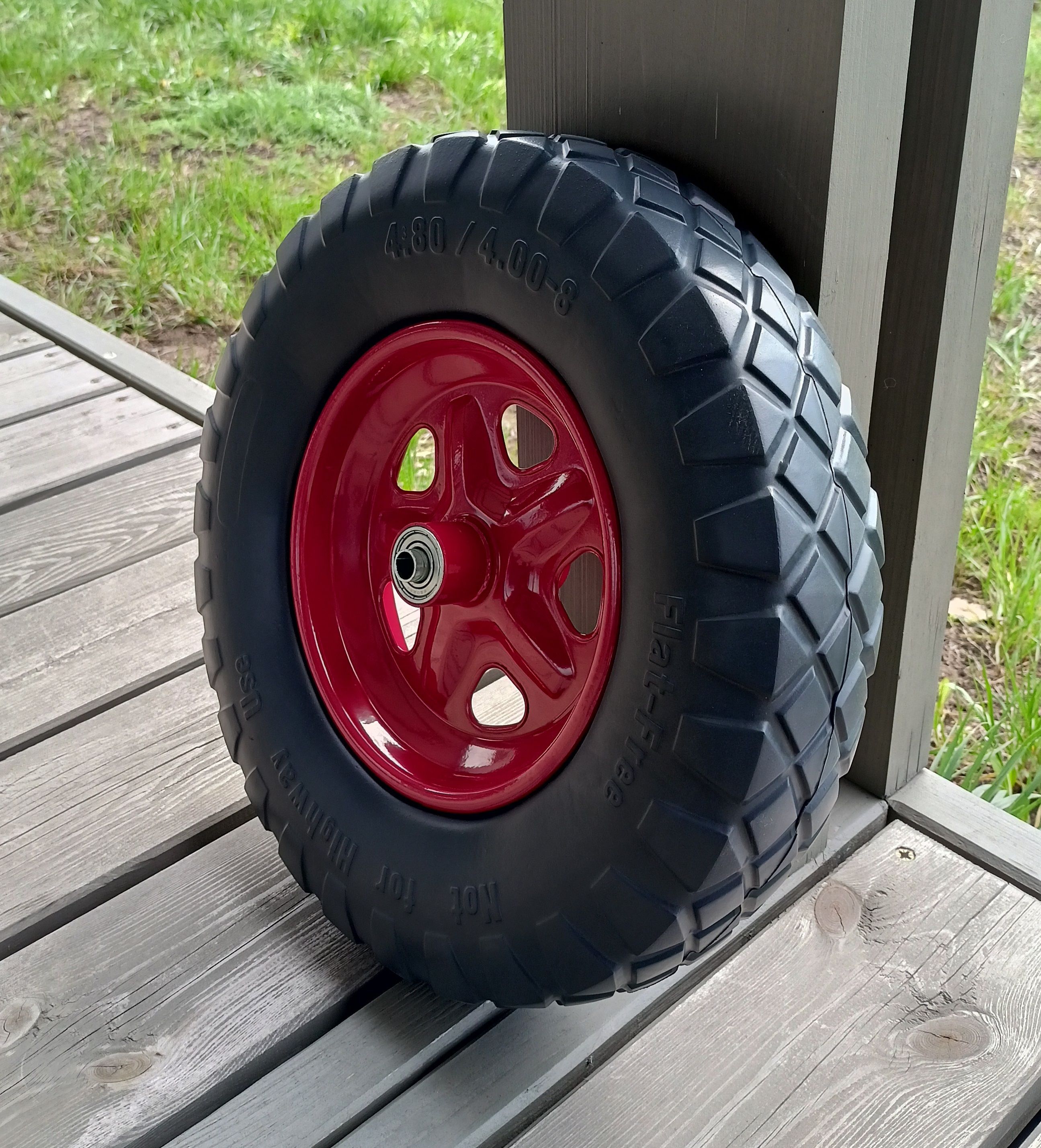 Колесо для садовой тачки FACHMANN Колесо 12_1, 200 кг - купить по выгодным ценам в интернет ...