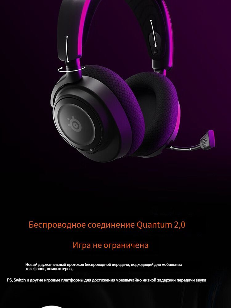 Игровые наушники SteelSeries A-Nova7P PS5, белый - купить по доступной ...
