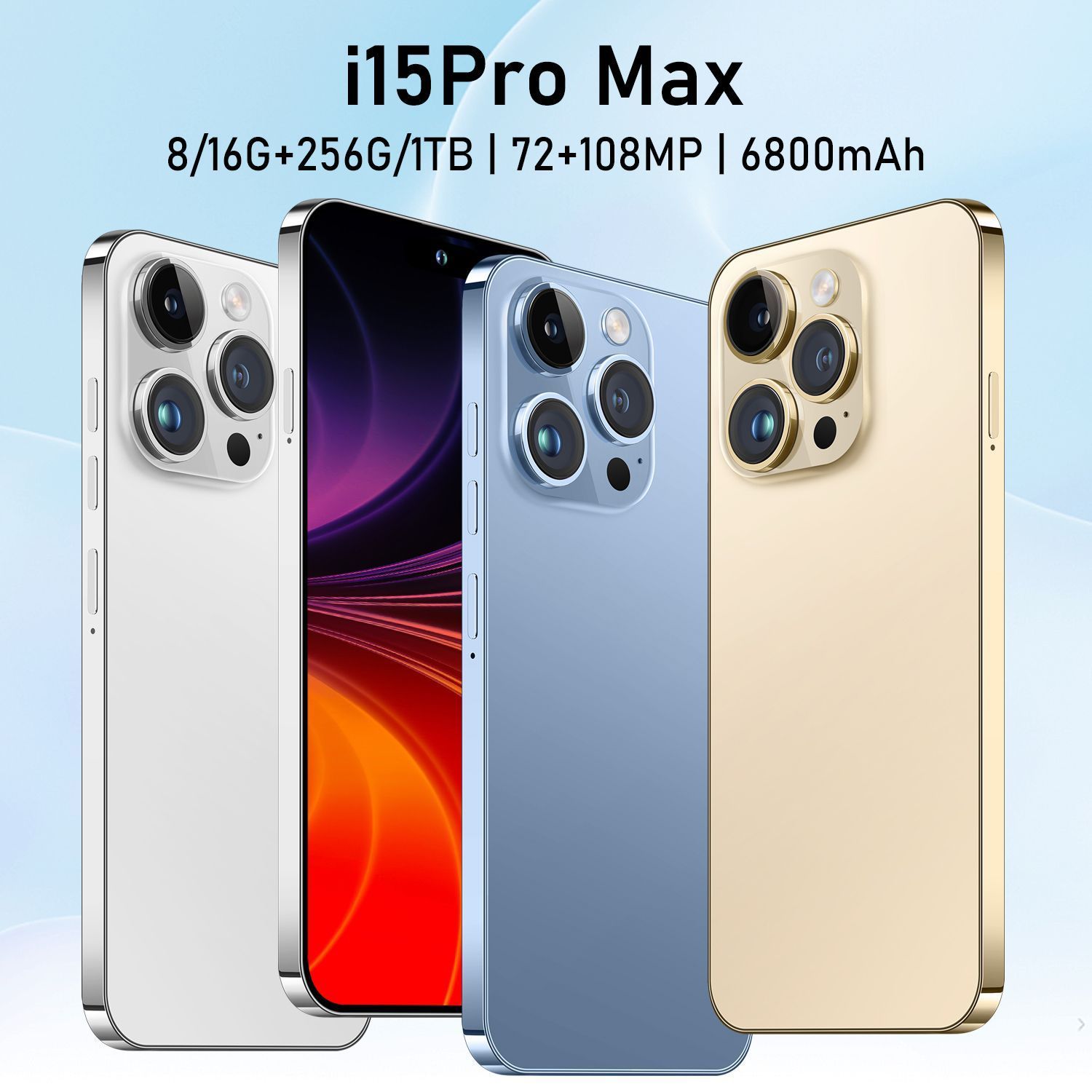 Смартфон MAIMEITE i15 pro max phone, абсолютно новый оригинальный HP ...