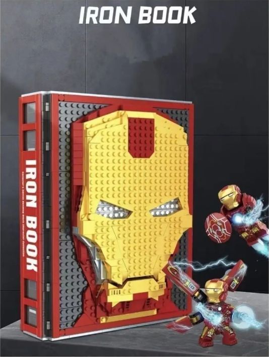 Конструктор Iron Book "Книга Железного человека" 3301 для детей и ...
