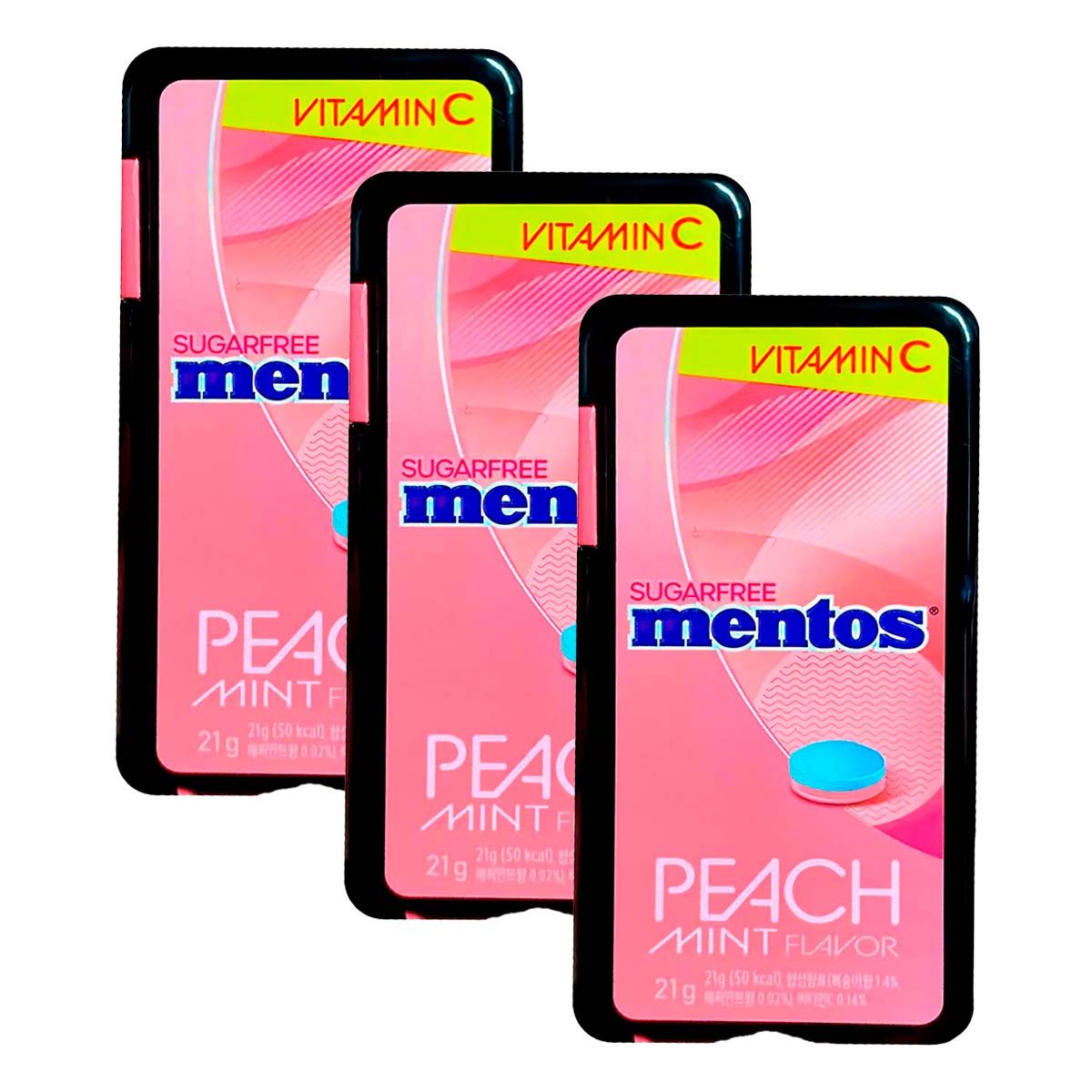 Mentos Peach Mint со вкусом персика и мяты (Китай), 21 г (3 шт) купить ...
