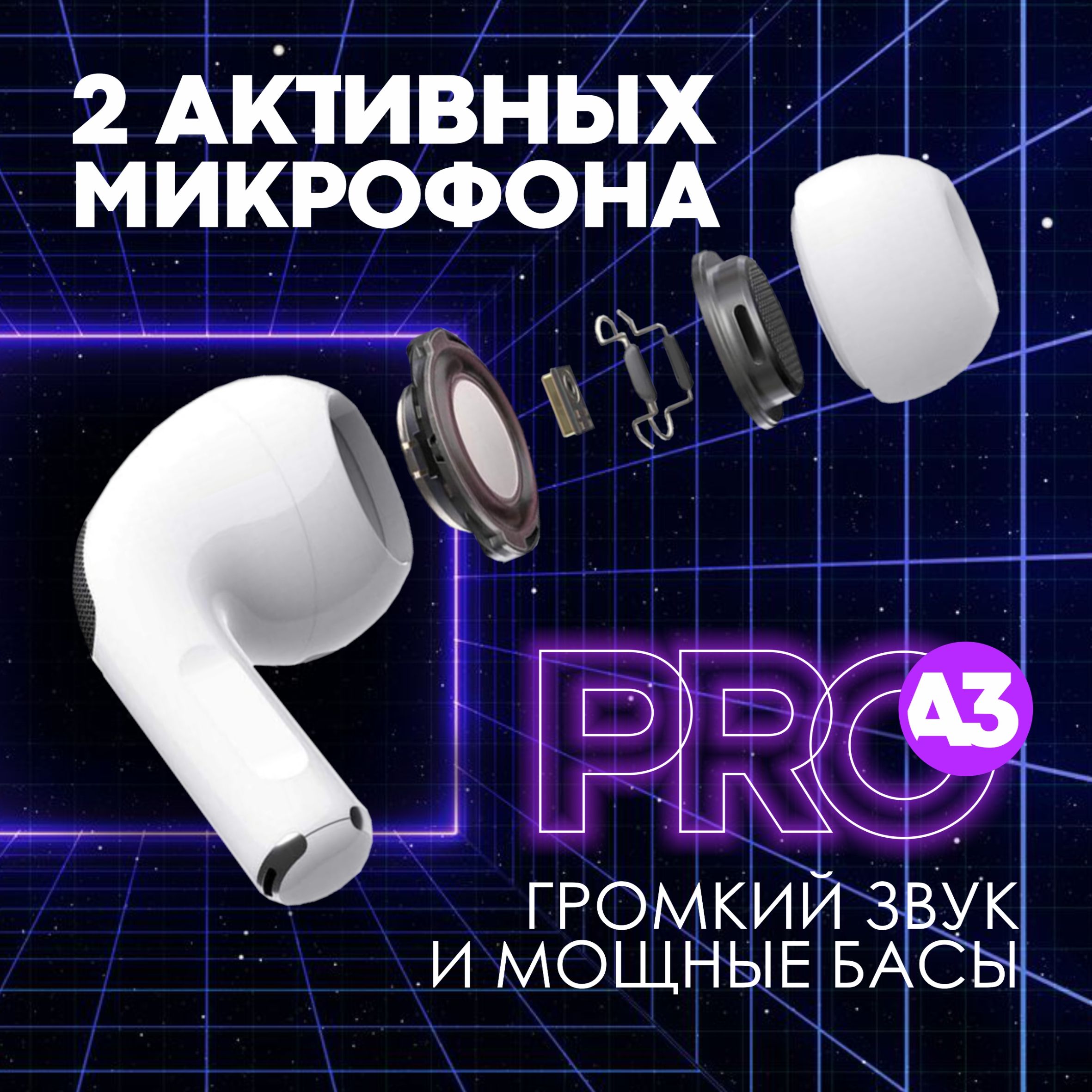 Наушники Вкладыши PRIME a3 - купить по доступным ценам в интернет-магазине OZON (1314256070)