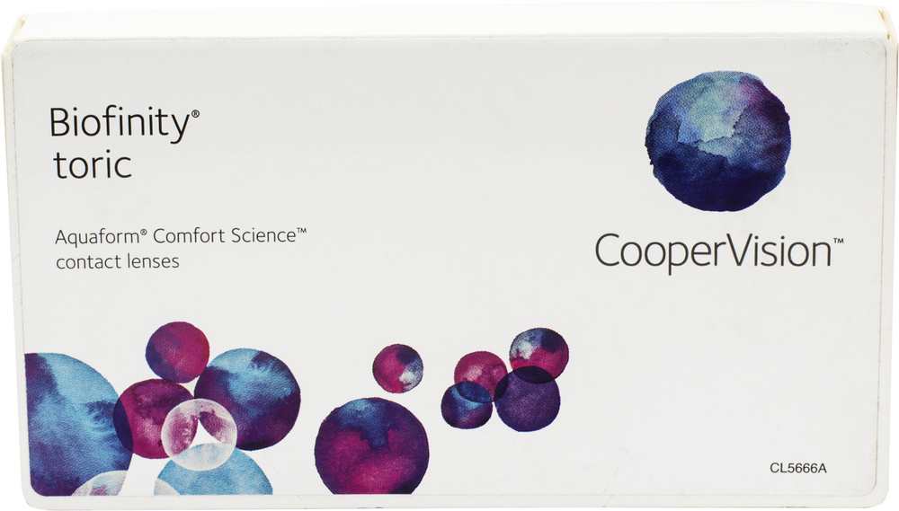 Biofinity Астигматические линзы, -3.75, 8.7, -1.75, 170, 1 месяц купить ...