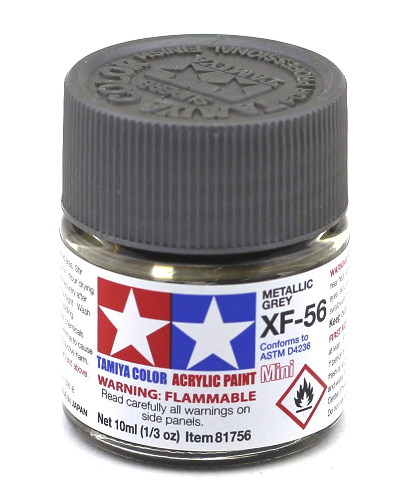 Tamiya XF-56 Metallic Grey, Металический серый, Матовый, Краска ...