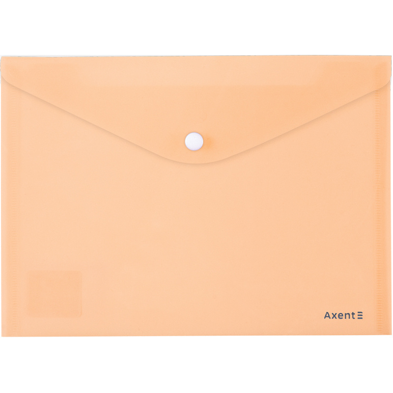 Папка на кнопке Axent Pastelini, А5, персиковый - купить с доставкой по выгодным ценам в ...
