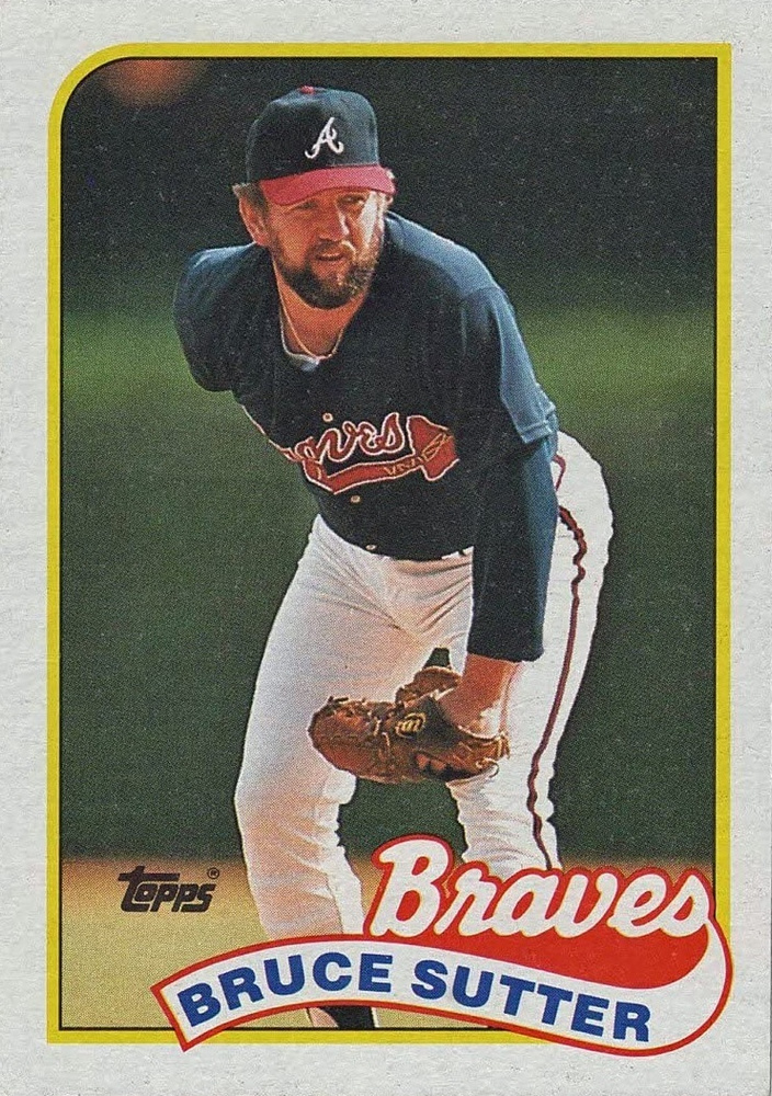 1989 Коллекционная бейсбольная карточка №11 Bruce Sutter - купить с ...