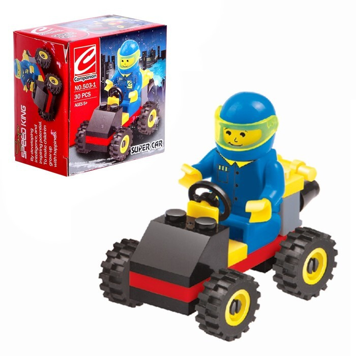Конструктор "Гоночная машина", 30 деталей - купить с доставкой по ...