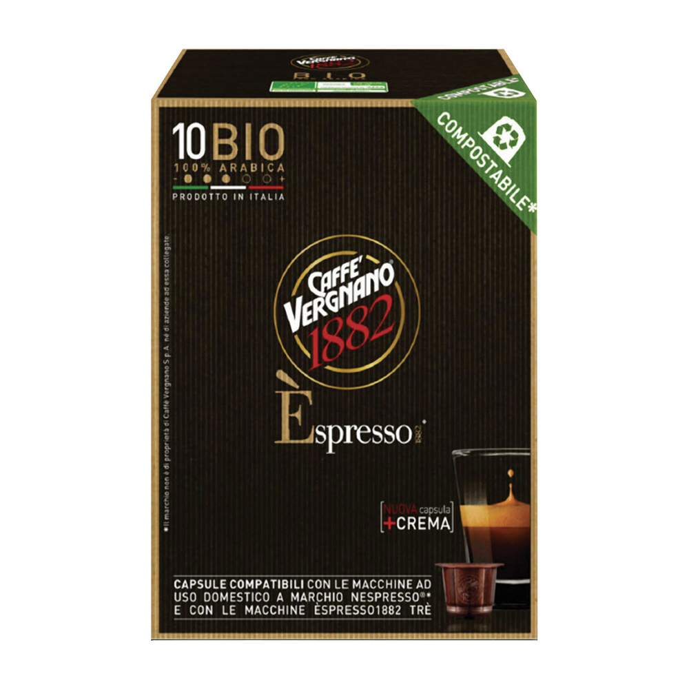 Капсулы для кофемашин NESPRESSO, Bio 100% Arabica, натуральный кофе, 10 ...