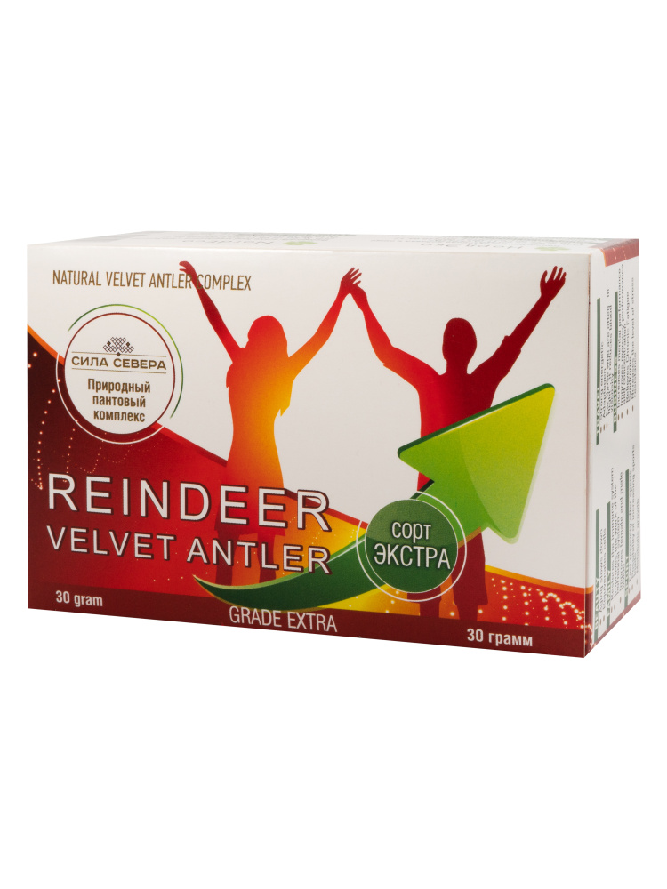 Витаминный комплекс Сила Севера сорт Экстра Панты оленя Порошок Капсулы ...