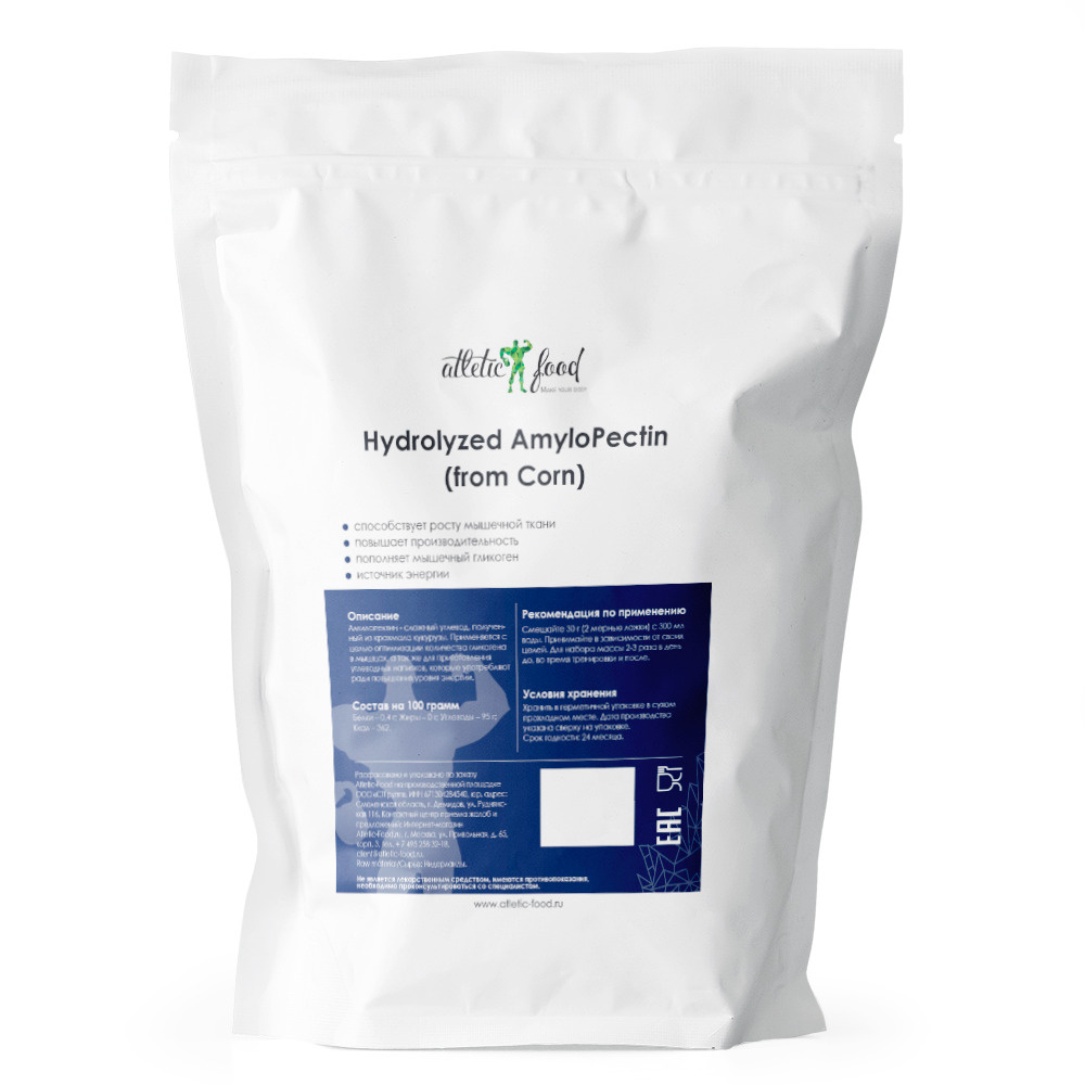 Амилопектин для набора массы Atletic Food Hydrolyzed AmyloPectin (from ...