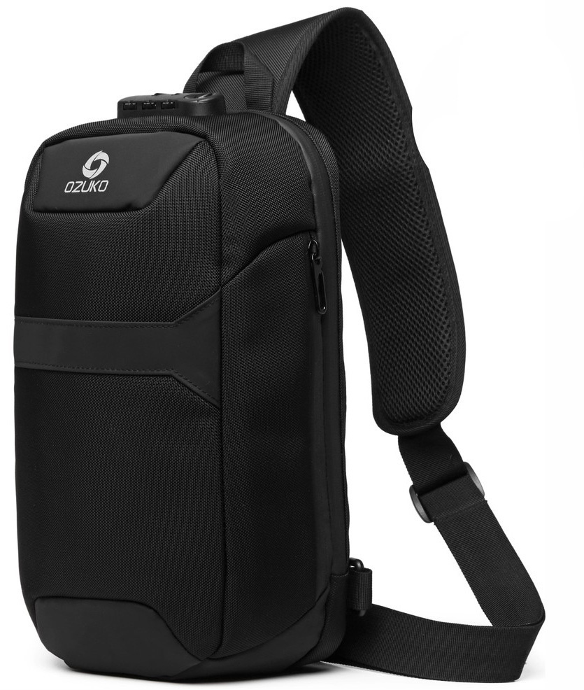 Рюкзак однолямочный Ozuko 9270 черный купить на OZON по низкой цене (1937536914)