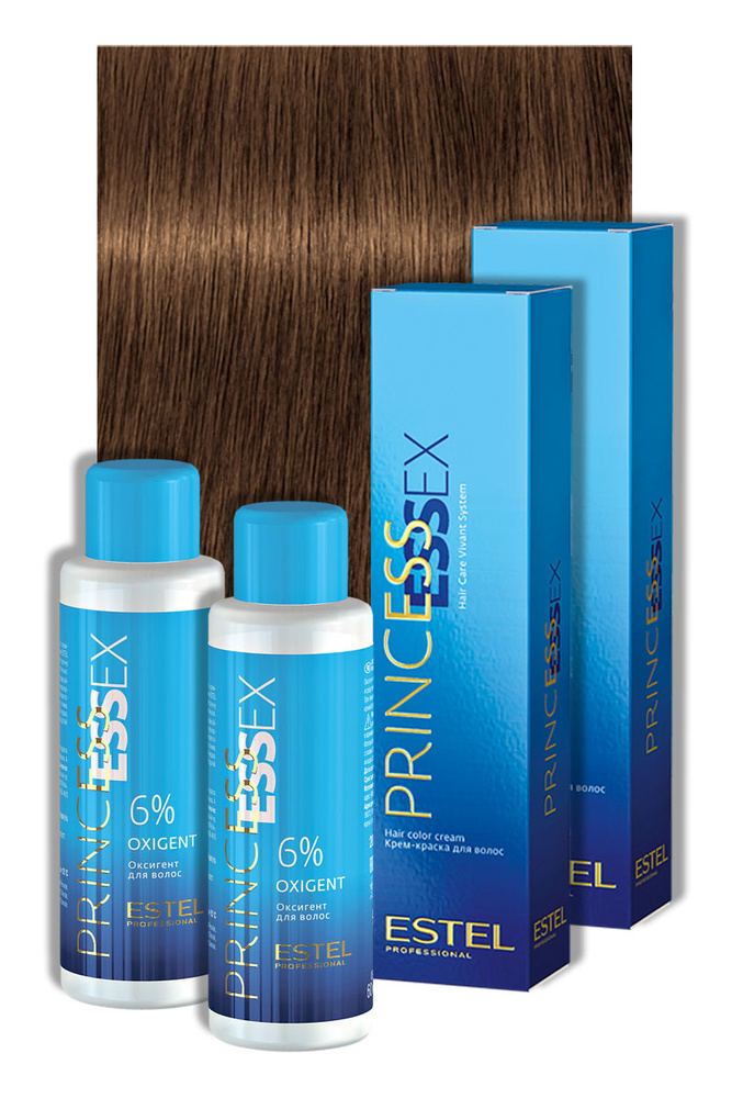 Estel Princess Essex 7/77 Средне-русый коричневый интенсивный Крем-краска для волос 60 мл ...