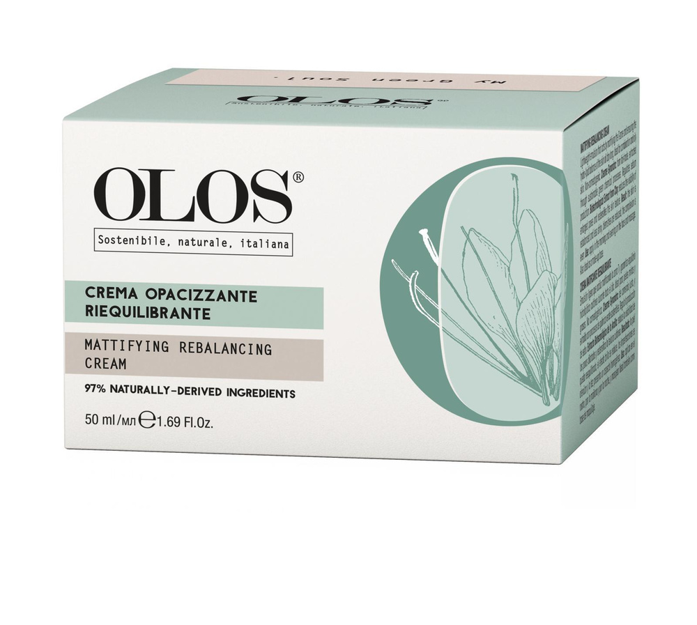 OLOS CREMA OPACIZZANTE RIEQUILIBRANTE Матирующий балансирующий крем 50 ...