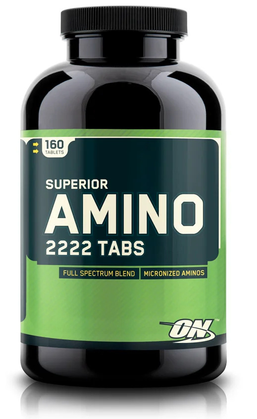 Аминокислота Optimum Nutrition Super Amino 2222, 160 капсул - купить с ...