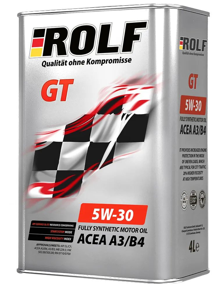 Масло моторное ROLF 5W-30 Синтетическое - купить в интернет-магазине ...
