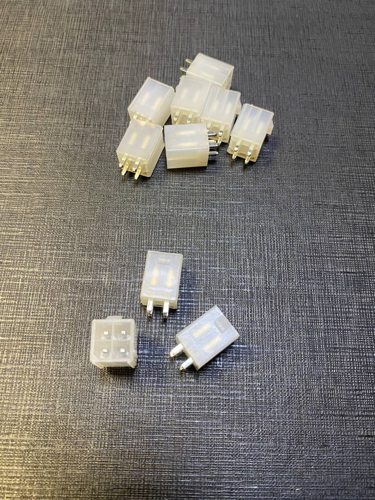 10шт коннектор 4 pin вертикальный для контрольных плат / разъем пин ...