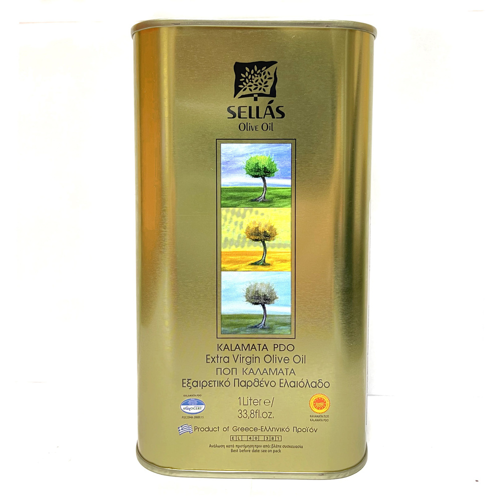 Оливковое масло 1л Sellas P.D.O. Kalamata 0.3% (Греция, Пелопоннес ...