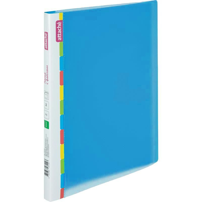 Attache Папка файловая, Diagonal, А4, на 20 файлов, синяя купить на OZON по низкой цене (2375117455)