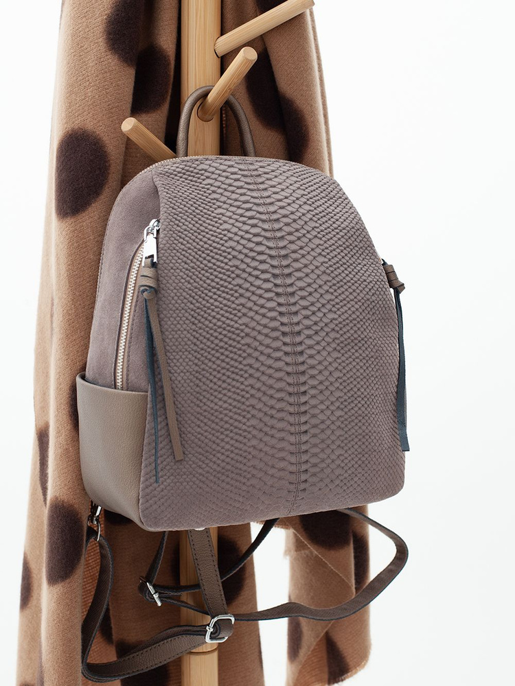 Рюкзак женский натуральная кожа замшевый NOSI SHARI купить на OZON по низкой цене (806288278)