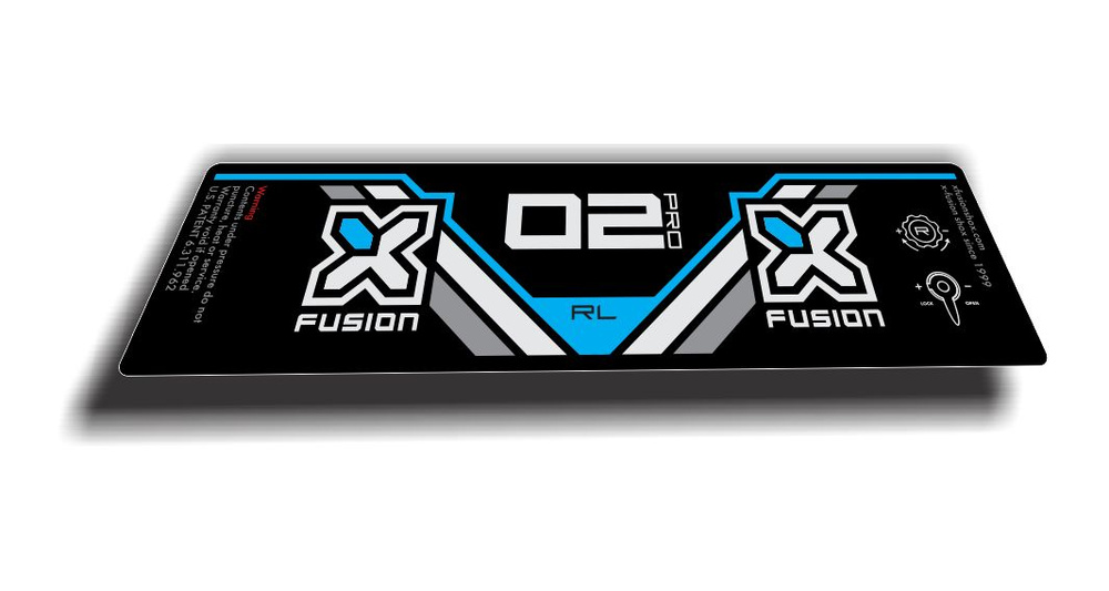 X-fusion 02 pro rl бело-синие глянцевые наклейки для велосипеда на ...