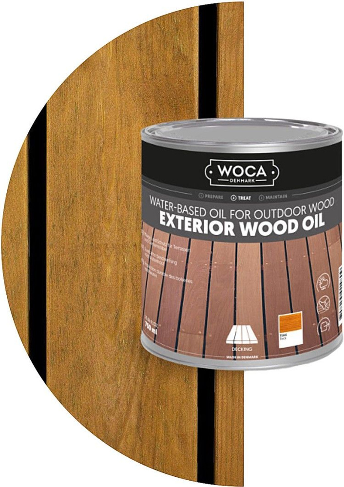Масло WOCA Exterior Wood Oil Teak Масло (0.75l) Тик - купить с ...