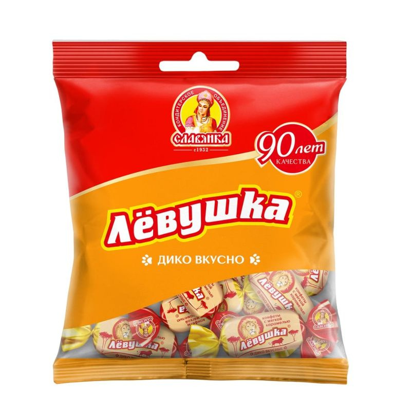 Славянка Конфеты шоколадные Левушка с мягкой карамелью 199г купить на ...