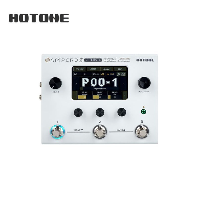 Hotone Ampero II stomp Мультиэффектная гитарная педаль Электрогитара ...