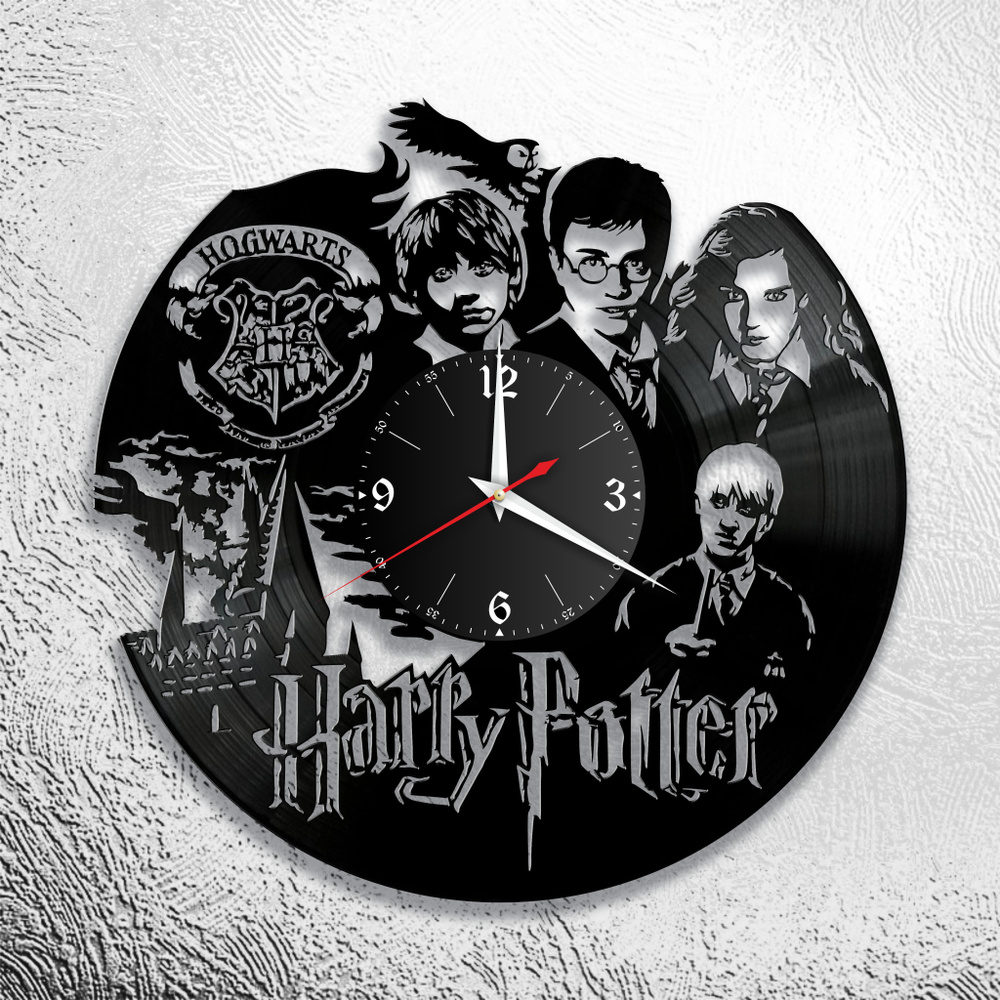 Настенные часы с изображением героев саги Гарри Поттер, Harry Potter ...