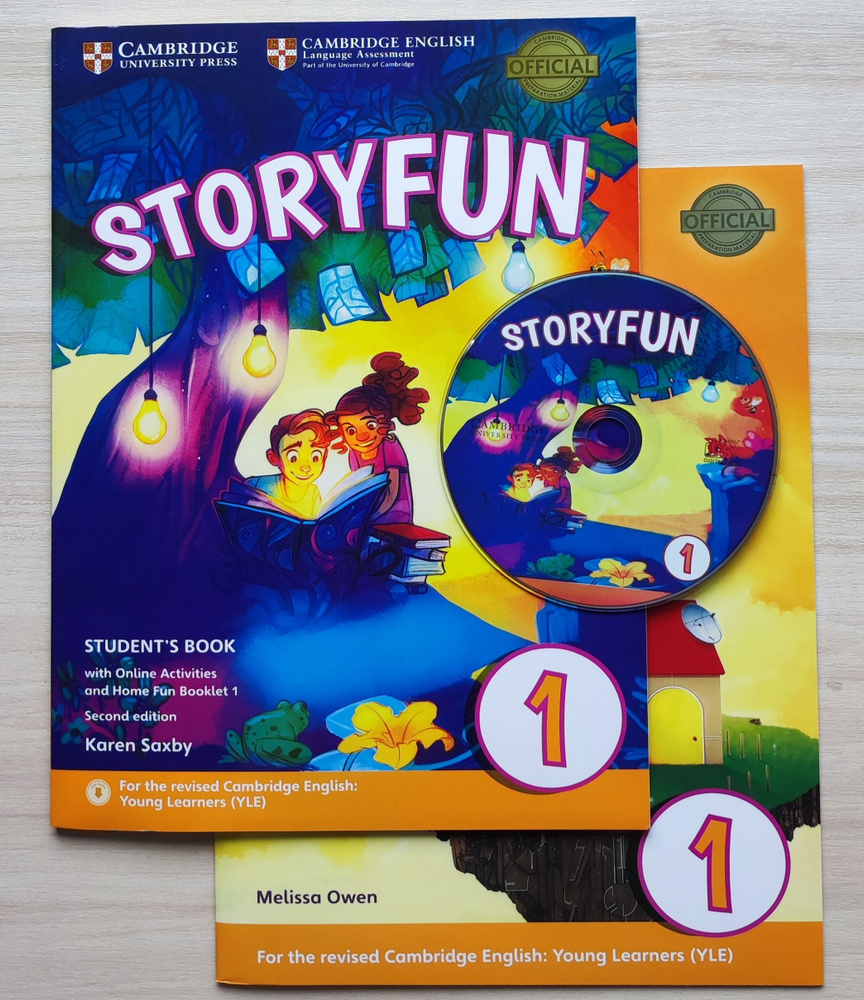 StoryFun 1 Student's Book, Home Fun Booklet,CD КОМПЛЕКТ(учебник, буклет ...