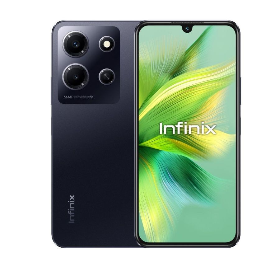 Смартфон Infinix NOTE 30i 256 ГБ 8 ГБ Черный IPS 2 SIM купить c ...