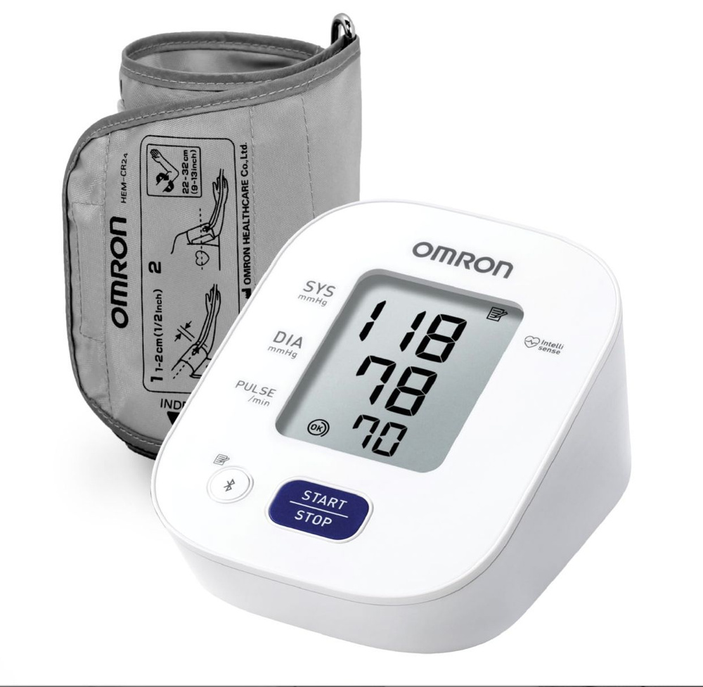 Omron HEM 7140T1 Цифровой тонометр Bluetooth с направляющей для ...