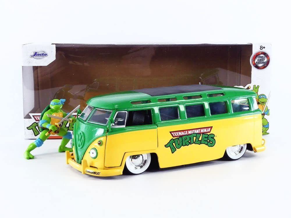 Машинка Jada Toys Teenage Mutant Ninja Turtles 1:24 1962 Volkswagen Bus ...