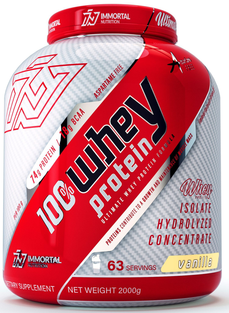 Whey Protein Instant 2000 g Vanilla Immortal Nutrition / Протеин Изолят ...