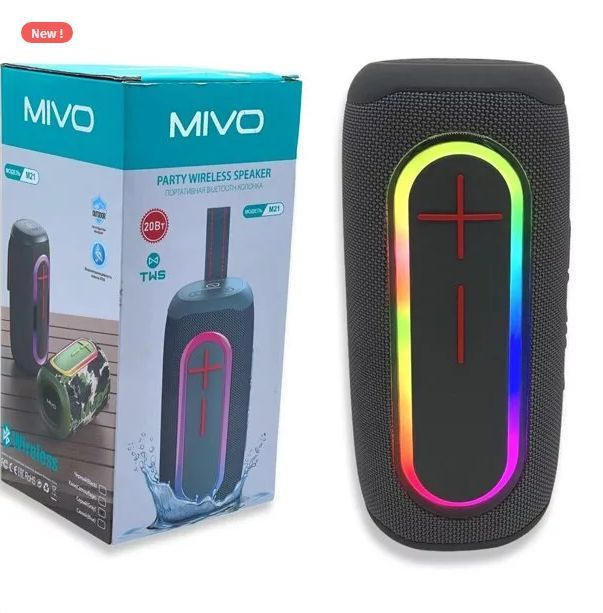 Беспроводная колонка MIVO M21 - купить по доступным ценам в интернет ...