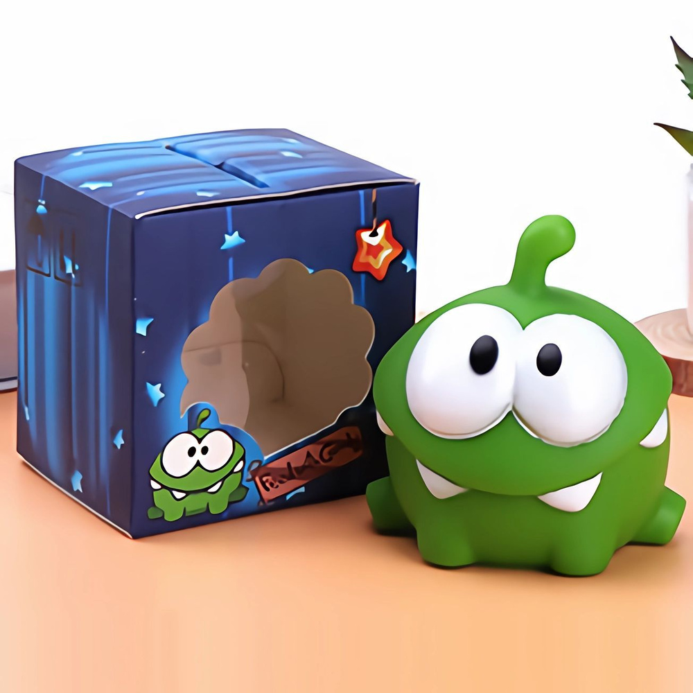амням;Интерактивная игрушка Cut the Rope серия Ам Ням 7.5 см;зелёный ...