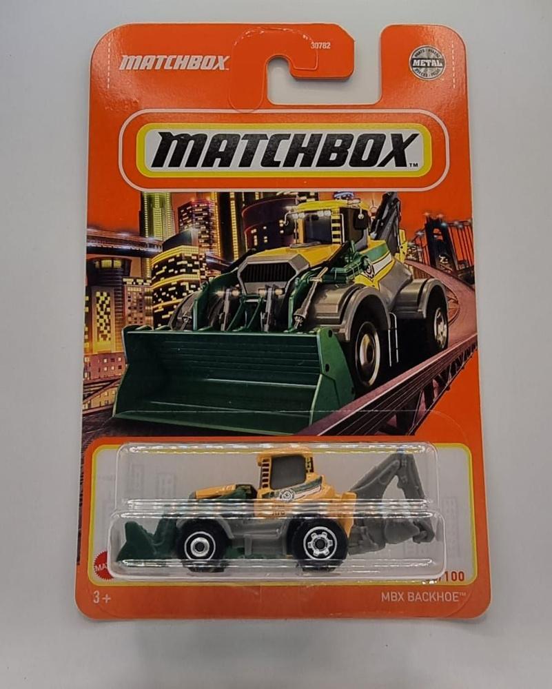 Машинка игрушечная MBX BACKHOE matchbox - купить с доставкой по ...