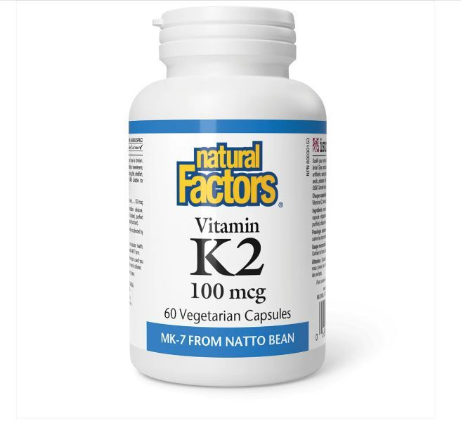 Natural Factors K2 100 мкг - 60 капсул - купить с доставкой по выгодным ...