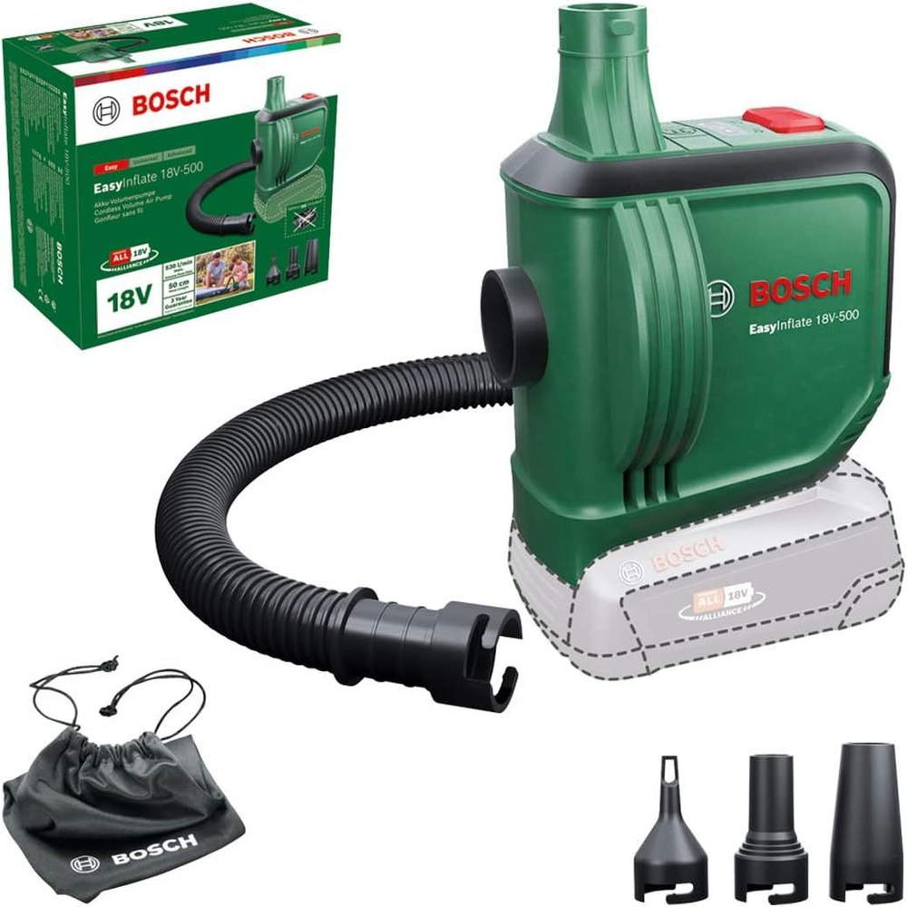 Аккумуляторный насос Bosch Easy Inflate 18V-500, без аккумулятора ...