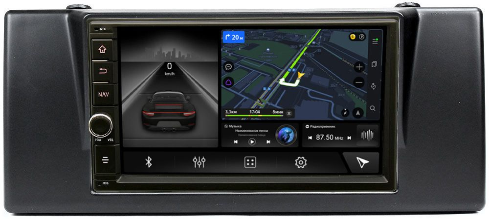 Магнитола в штатное место 2 din BMW 7 (E38), 5 (E39), M5 (E39), X5 (E53 ...