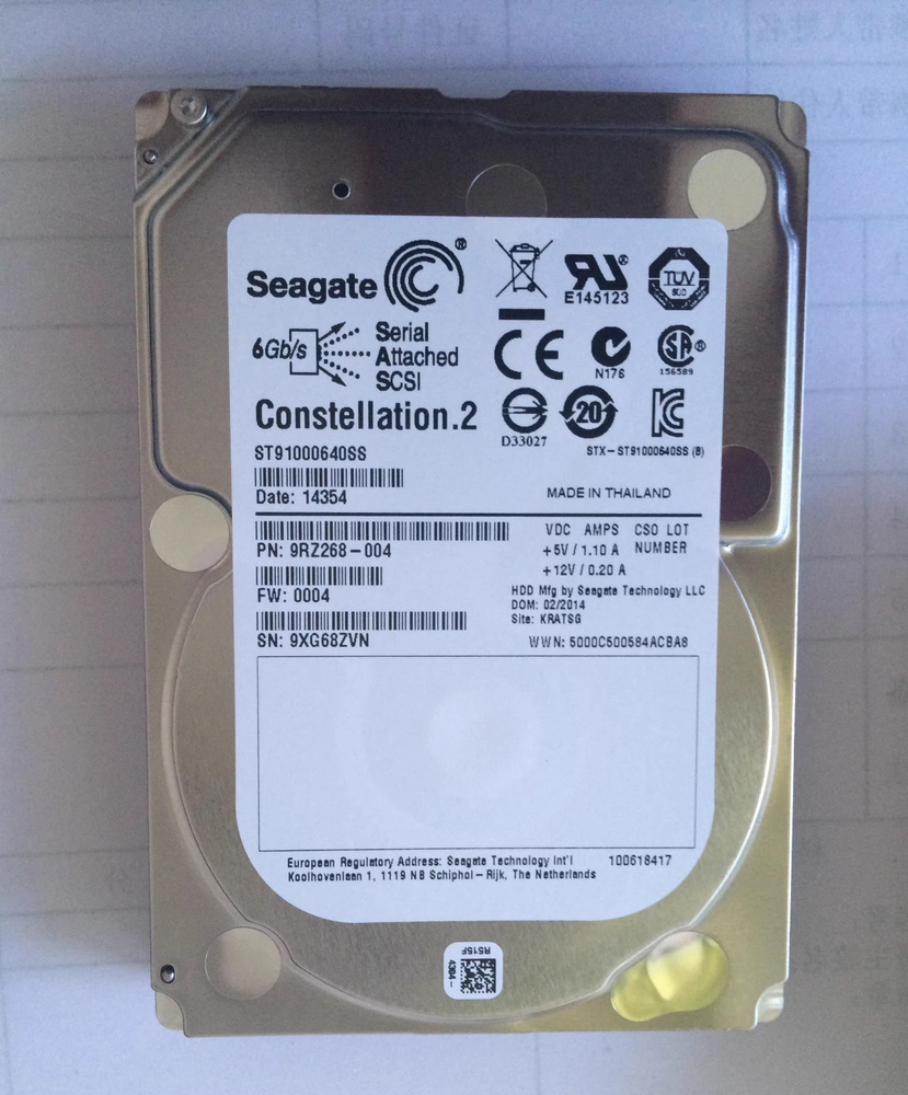 Внутренний жесткий диск ST91000640SS жесткий диск (ST91000640SS ...