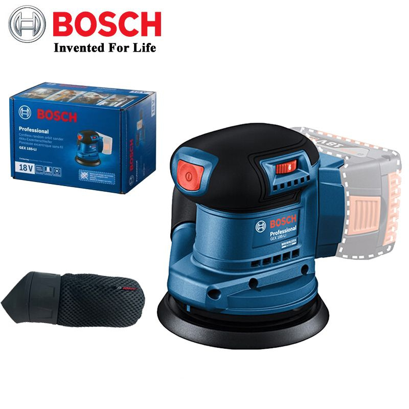 Шлифмашина эксцентриковая Bosch GEX 185-Li - купить по низким ценам в ...