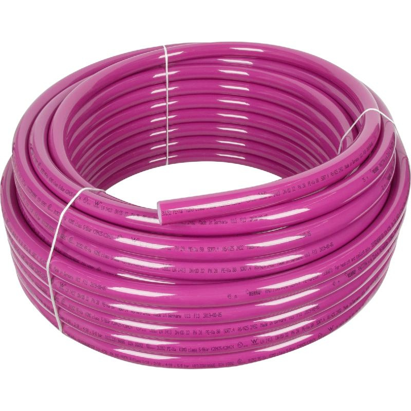 Труба из сшитого полиэтилена Rehau RAUTITAN Pink Plus DN25 x 3,5 PN10 (бухта 50 м), PE-Xa / EVOH ...