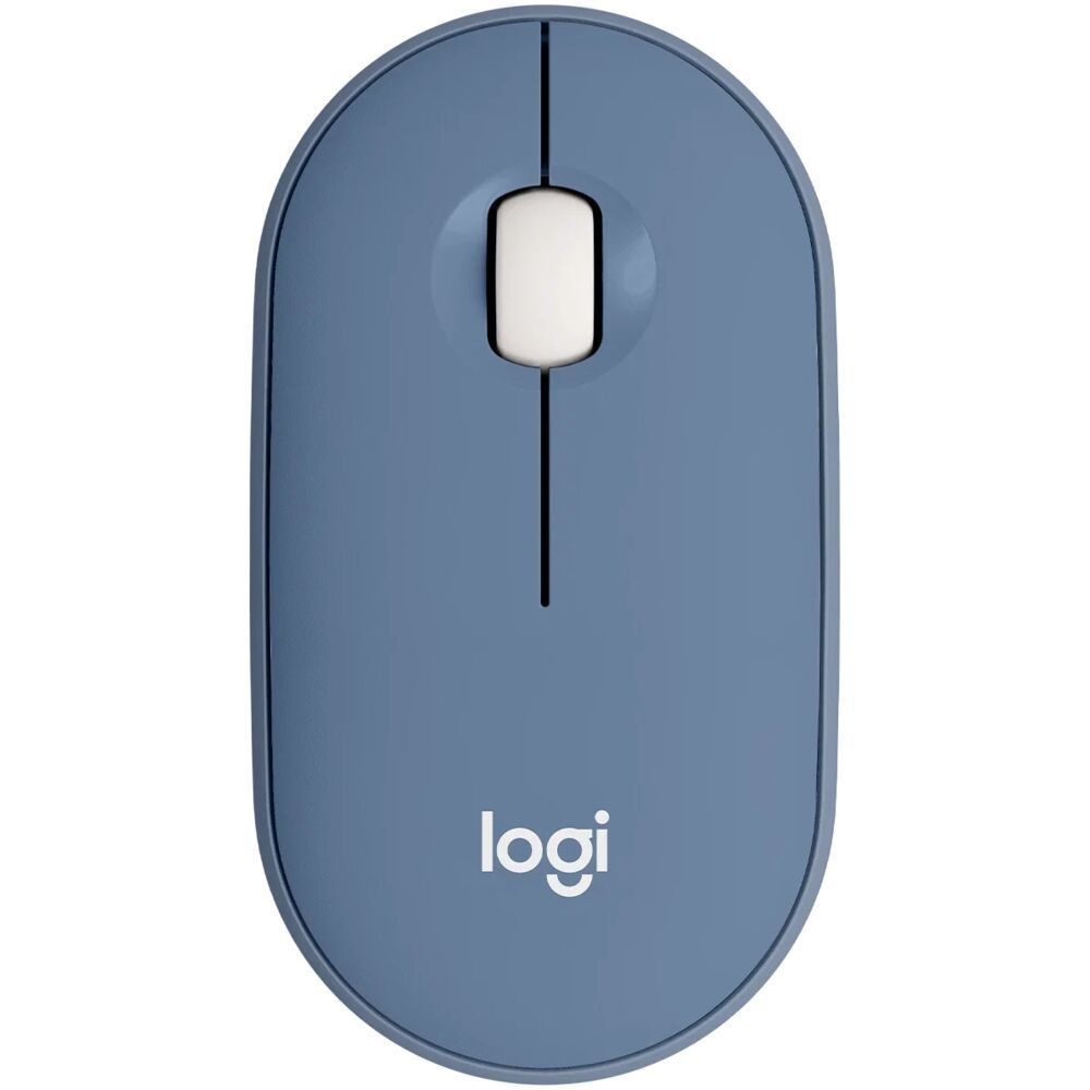 Мышь беспроводная Logitech Pebble M350 910-006655, синий - купить по ...