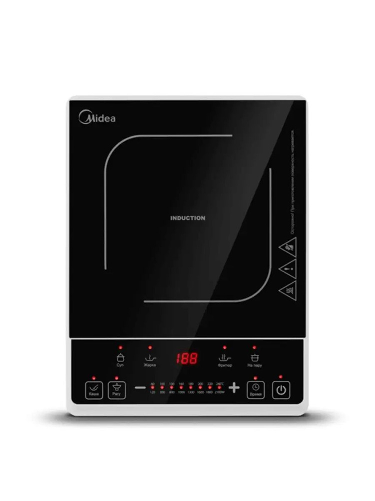 Midea Индукционная настольная плита MC-IN2101, черный - купить с ...