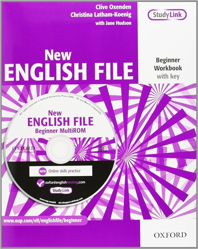 NEW ENGLISH FILE BEGINNER Workbook with Key + MultiROM Pack - купить с ...