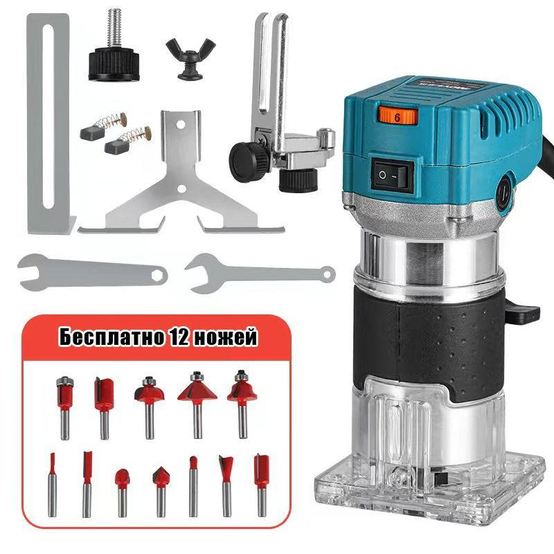 Фрезер Кромочный Мakita RT0700C professional - купить с доставкой по ...