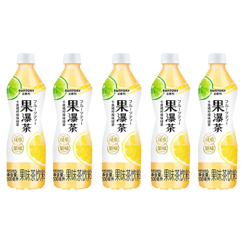 Напиток Suntory Lemon Water со вкусом лимона и лайма (Китай), 550мл (5 ...