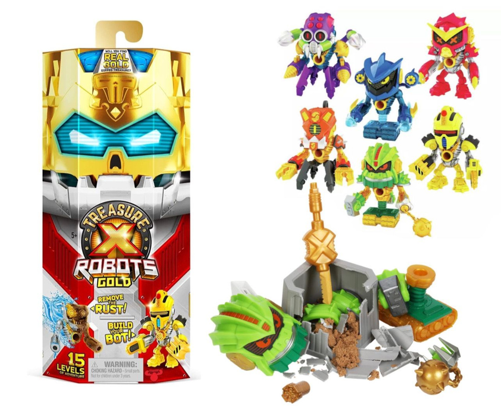 TREASURE X ROBOTS GOLD ARMOUR робот- сюрприз - купить с доставкой по ...