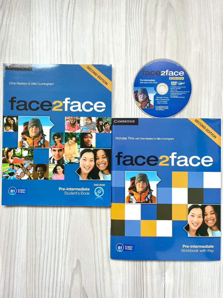 Face2face Pre-intermediate. Students book+Workbook+Диск купить на OZON по низкой цене (1264306600)