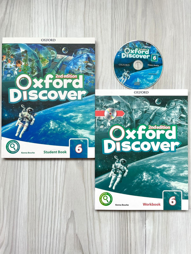 Oxford Discover 6 Student Book+Workbook+Диск - купить с доставкой по ...
